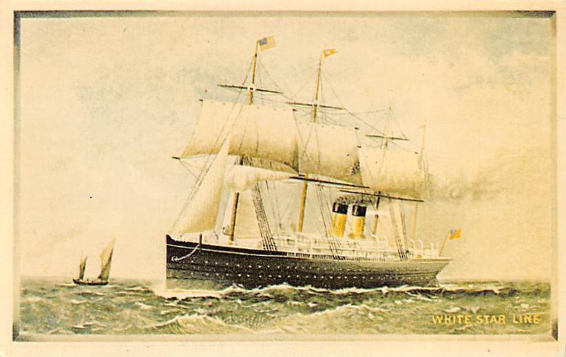 SS Germanic White Star Line Unused | Topics - Other, Postcard / HipPostcard