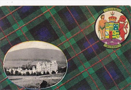 Scotland Blair Castle Seat Of The Murray Clan With Coat Of Arms ...
