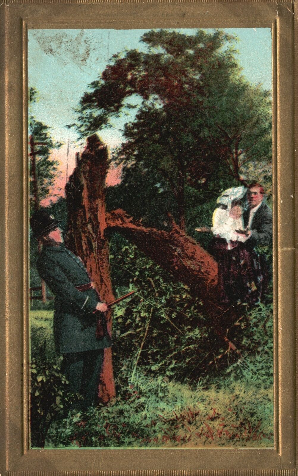 Vintage Postcard 1910's Couple Lovers Caught Up In Their Sweet Moments ...