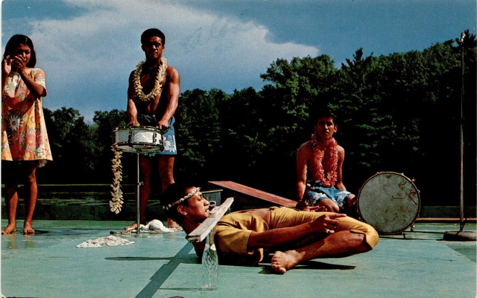 Tommy Bartletts Water Ski Show Wisconsin Dells Doug Alii Lake Postcard ...