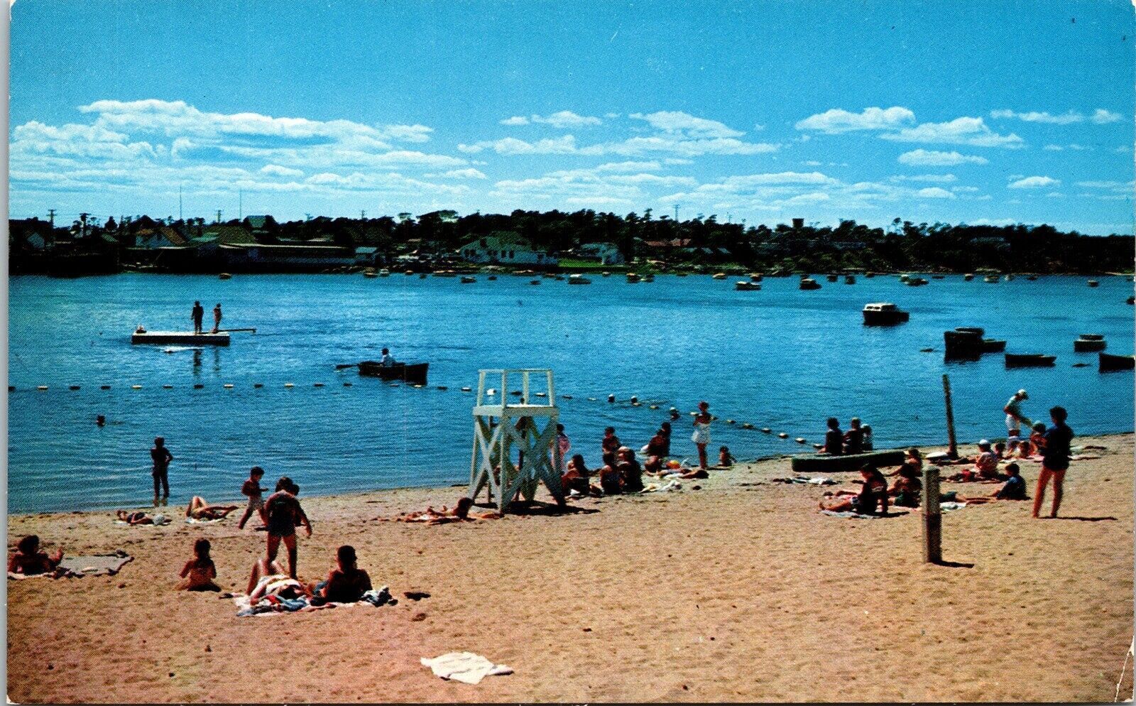 Buzzards Bay Beach Cape Cod Massachusetts MA Postcard VTG UNP ...
