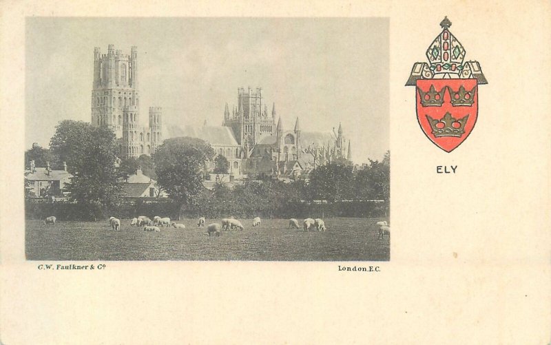 Postcard Europe UK England Ely coat of arms sheep castle | Europe ...