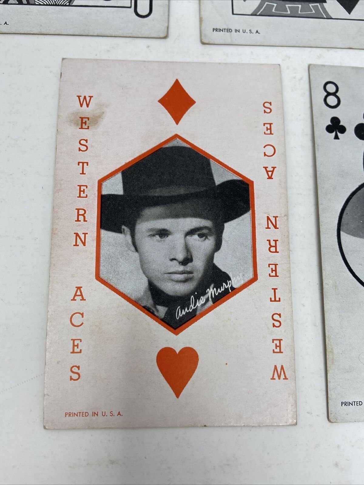 5 Western Aces TV Movie Star Vintage Penny Arcade Cards John Wayne ...