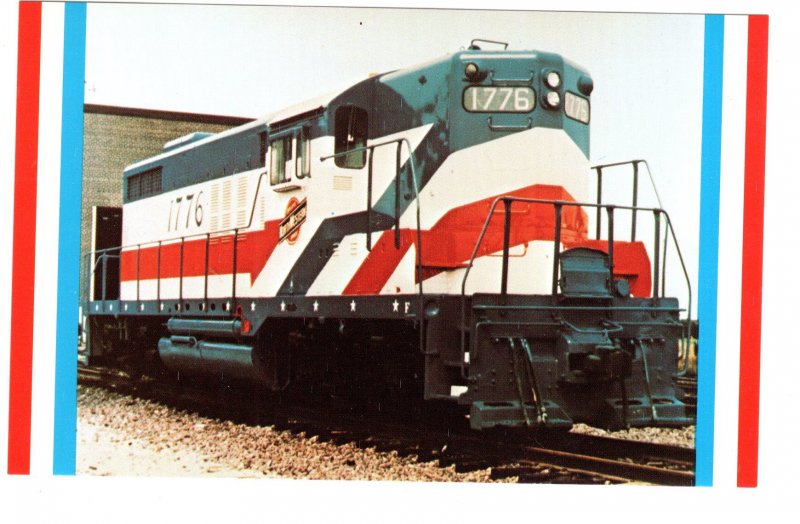 Chicago and Northwestern Transportation Railway Train, Bicentennial ...