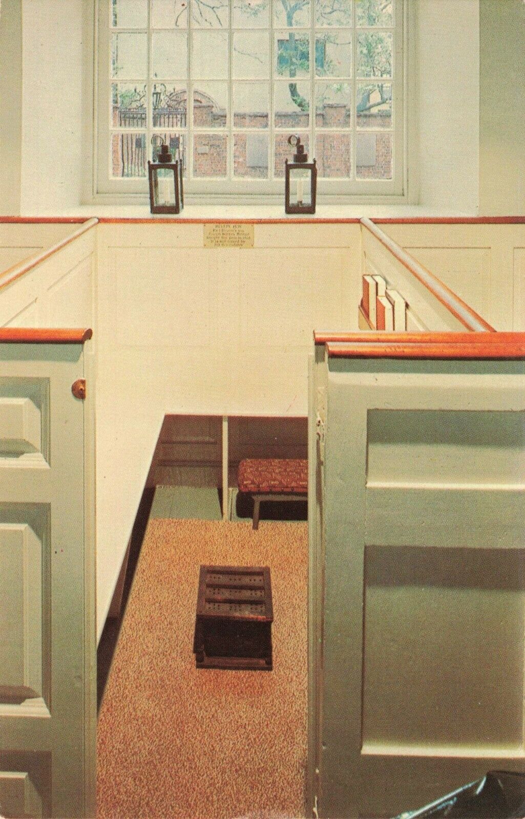 Paul Revere Church Pew Old North Church Postcard 2T7-154 | Other ...