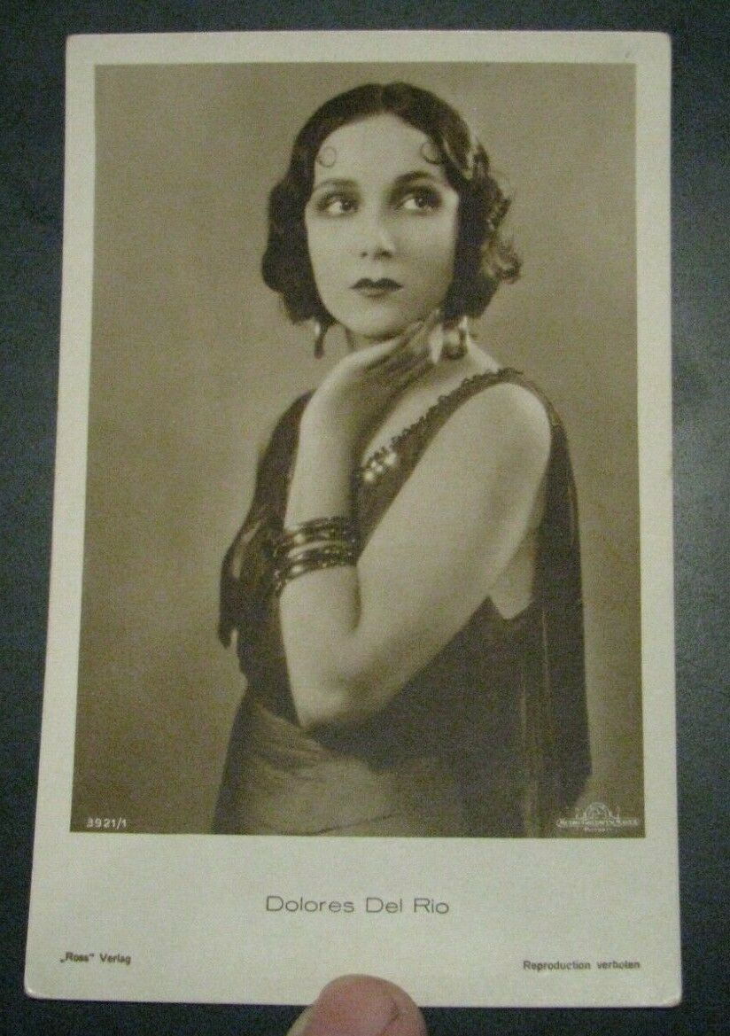 Dolores Del Rio Postcard Actor Mexican Actress Movie Star Hollywood ...