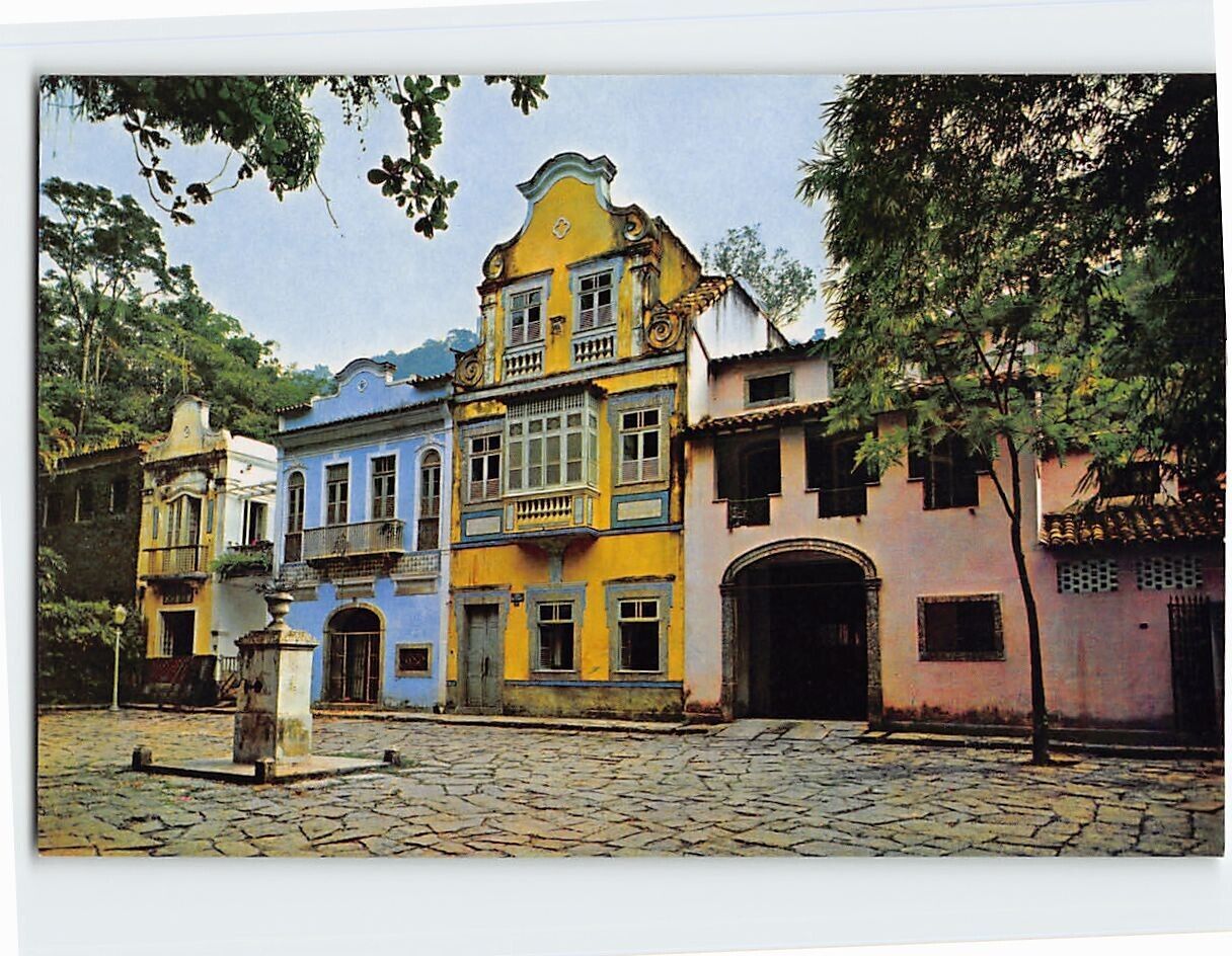 Postcard Boticario's Square (17th Century), Rio de Janeiro, Brazil ...
