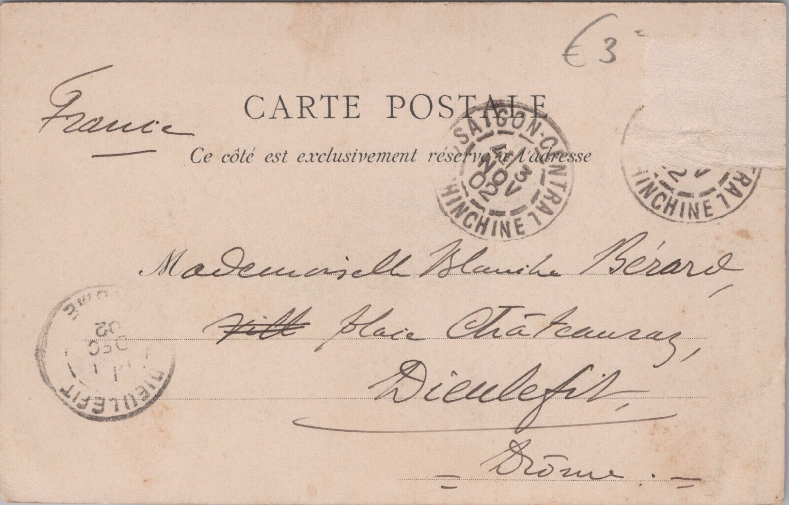 Vietnam Cochinchina Ho Chi Minh City Saigon Un Coin d'Annoyo C062 ...