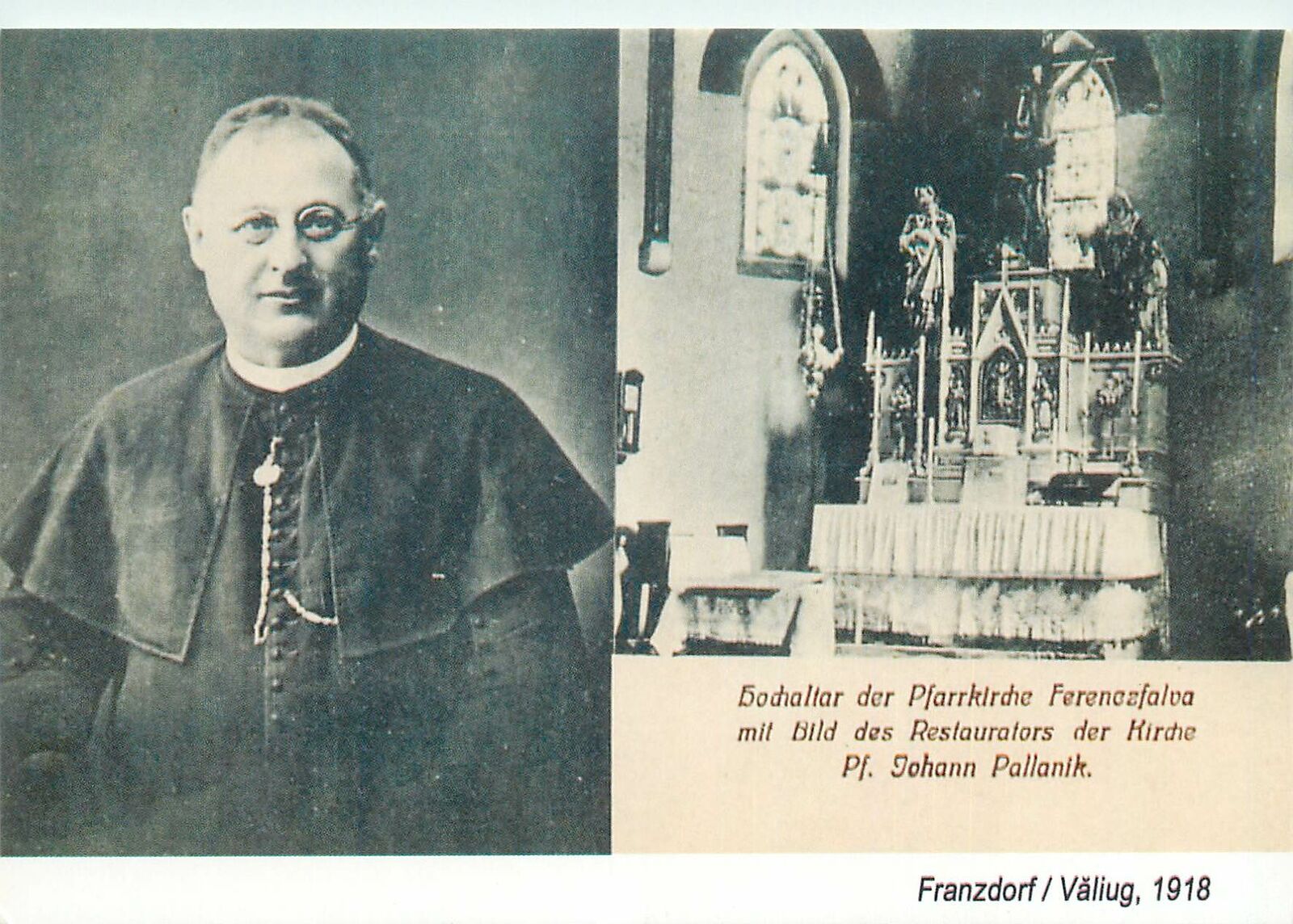 Romania Valiug preot altar Postcard | Europe - East & Southeast Europea ...