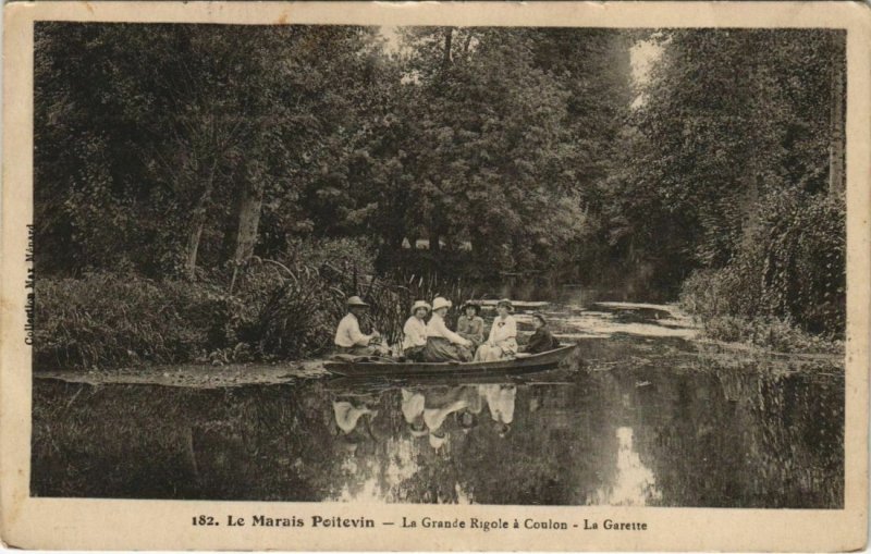 CPA Le Marais Poitevin - La Grande Rigole a Coulon - La Garette ...