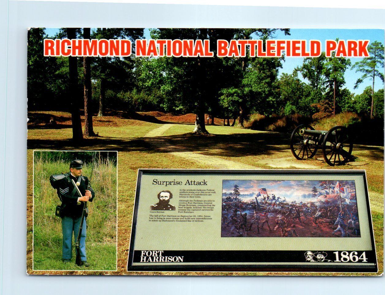 Fort Harrison & Fort Burnham, Richmond National Battlefield Park ...