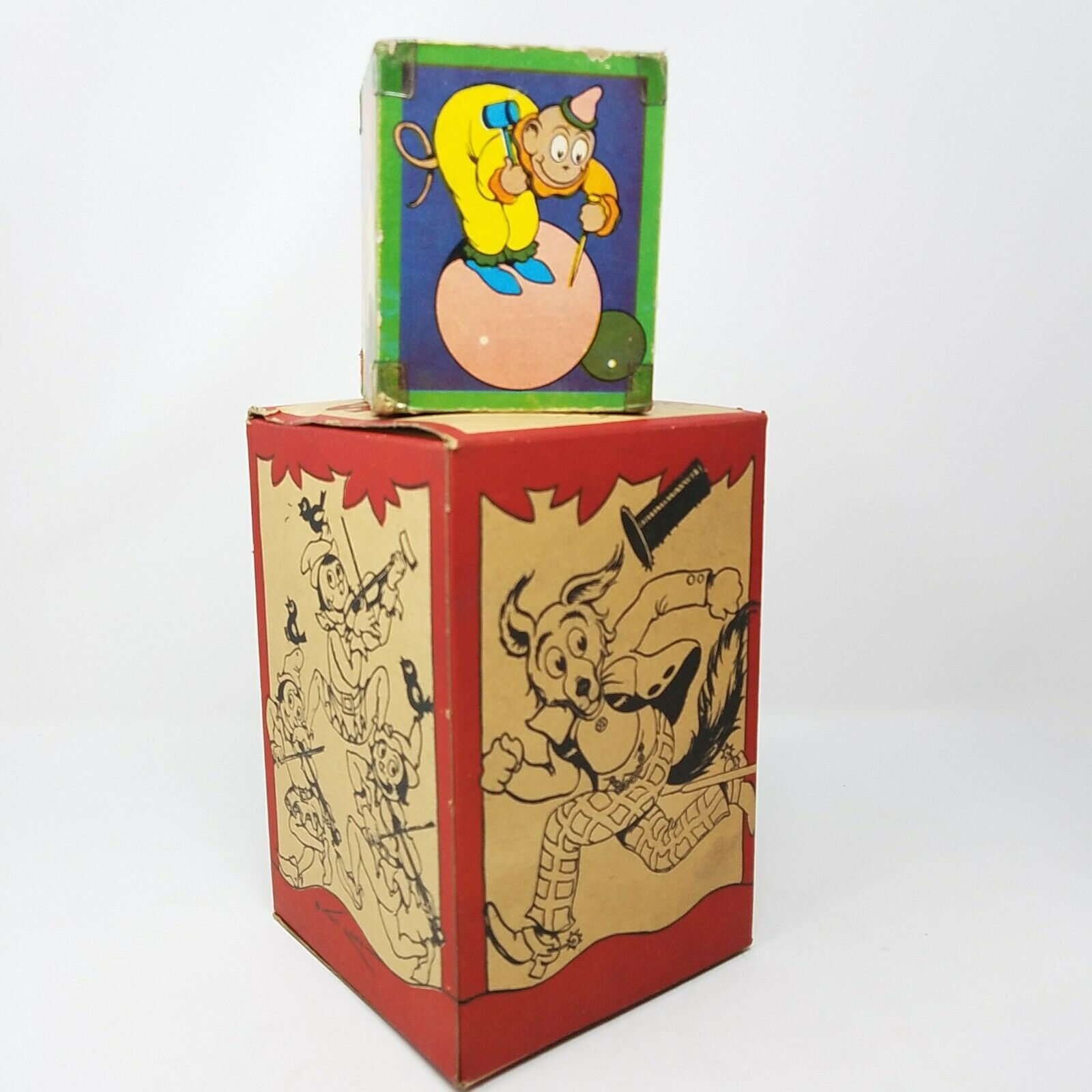 Vintage Nesting Toy Blocks 1930's Kids Stacking Musical with Original ...