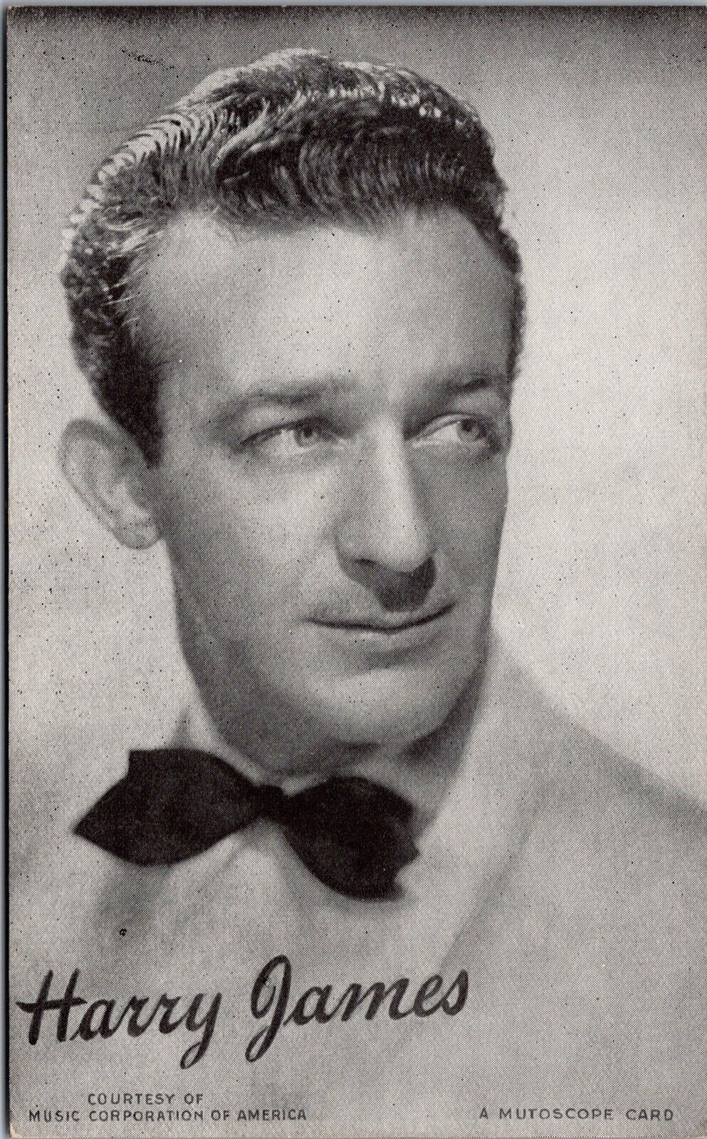 Vtg Harry James American Trumpet Player Musician Mutoscope Card 1940s ...