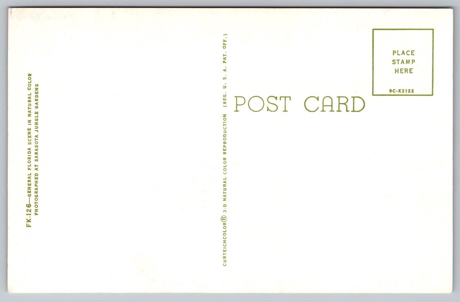 Florida Greetings Sunshine State Poem Plaque Curteichcolor Vintage UNP ...