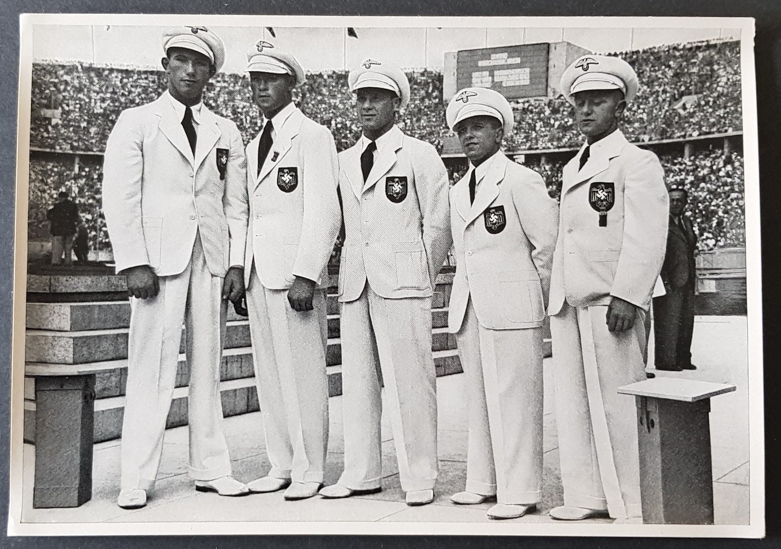 Rare Large Format Collector Photo Card 1936 Berlin Olympics - German ...