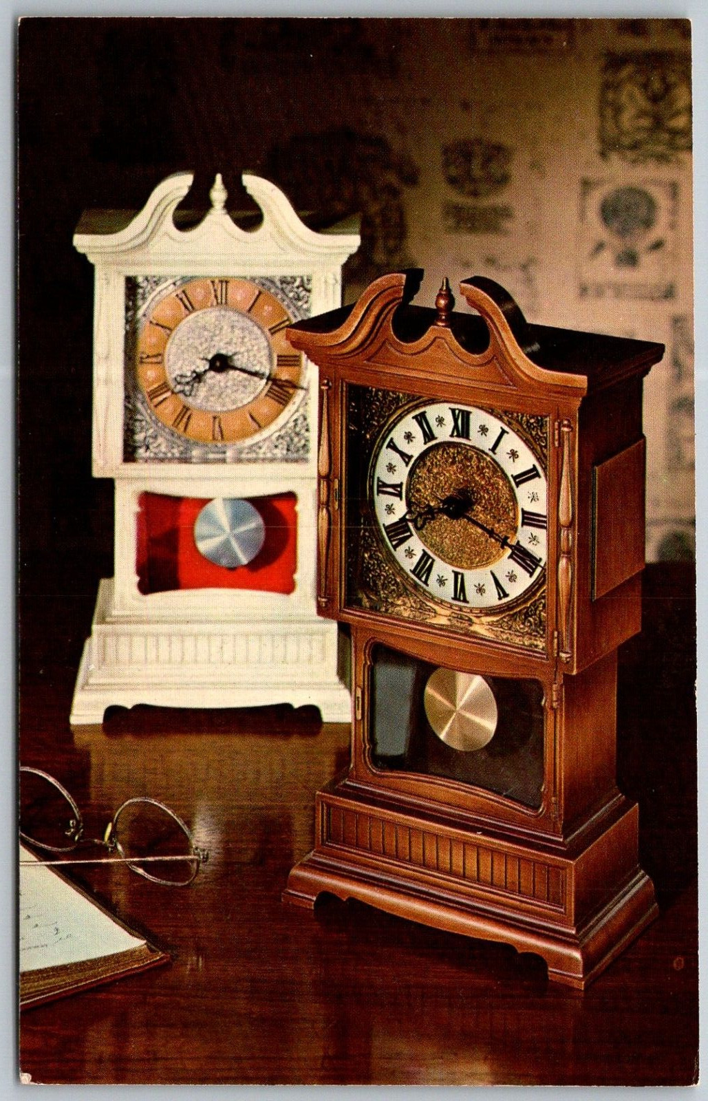Sunbeam Electric Clock Model Vermont Mini Grandfathers Clock Ad ...