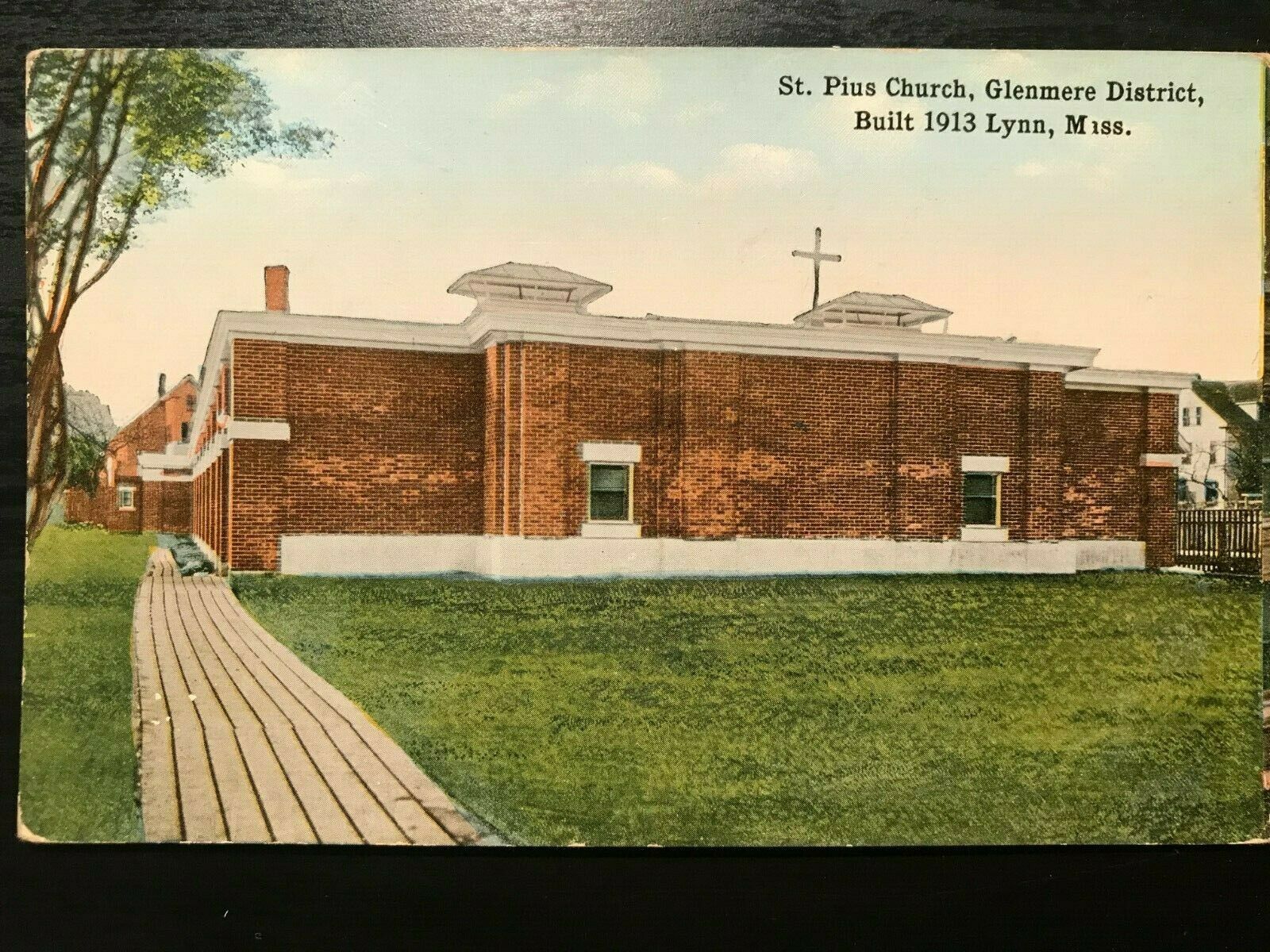 Vintage Postcard 1907-1915 St.Pius Church Glenmere District Built 1913 ...