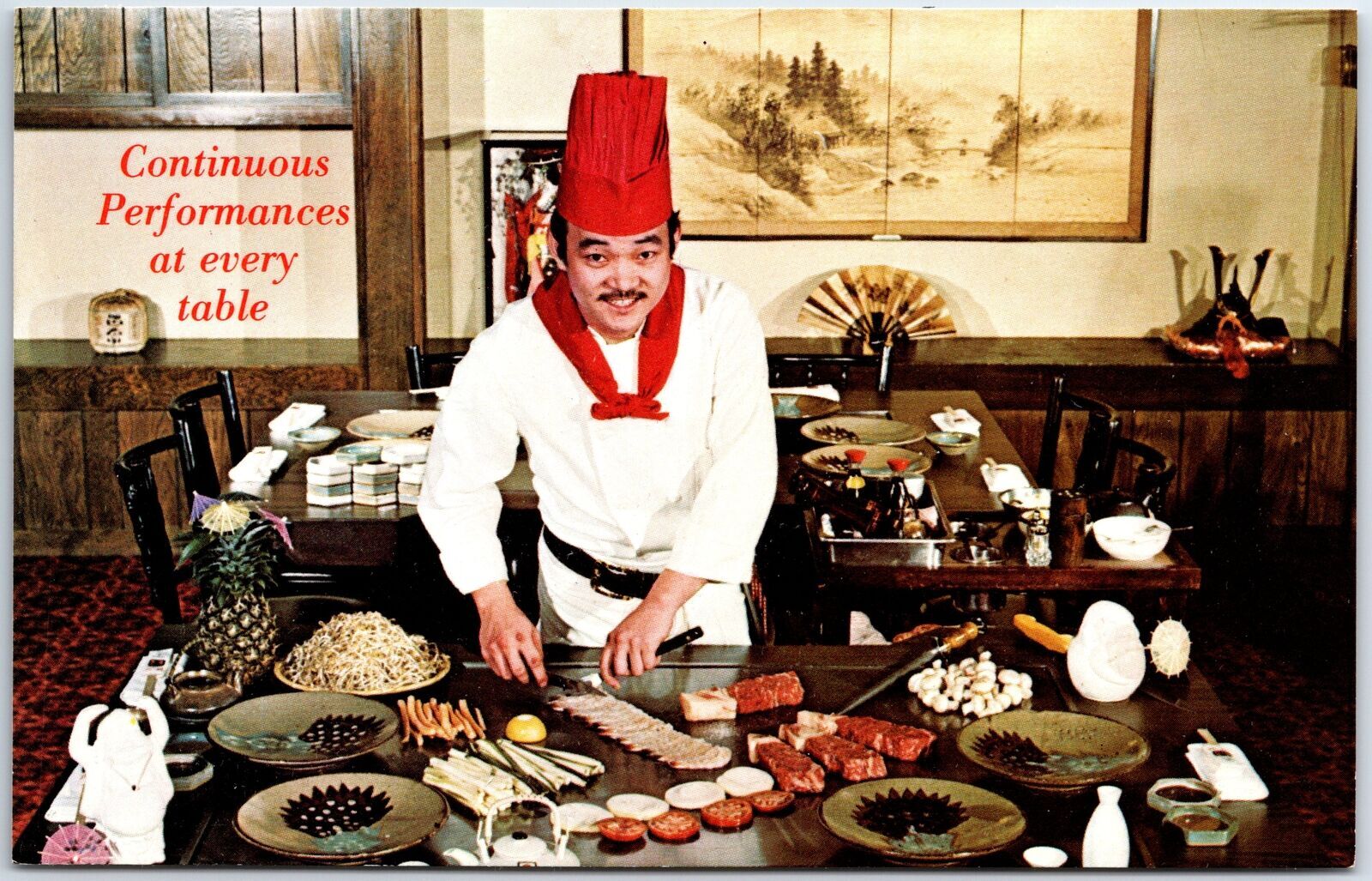 Vintage Postcard Benihana of Tokyo Japanese Steakhouse & Cocktail ...