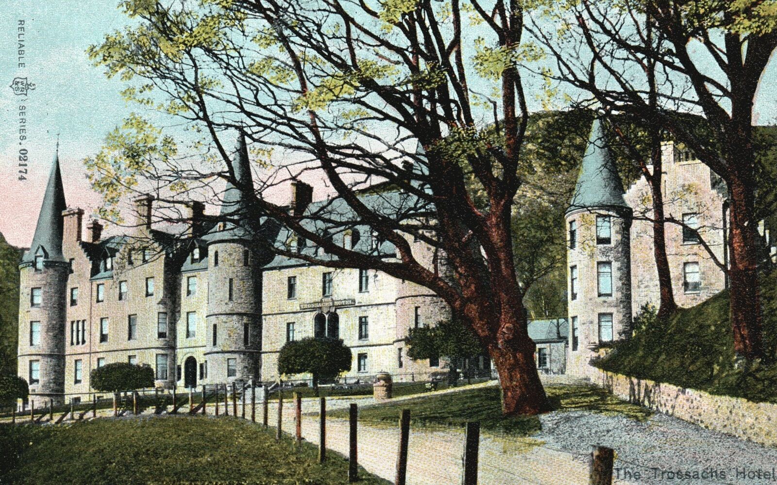 Vintage Postcard 1910's View of The Trossachs Hotel Building Scotland ...