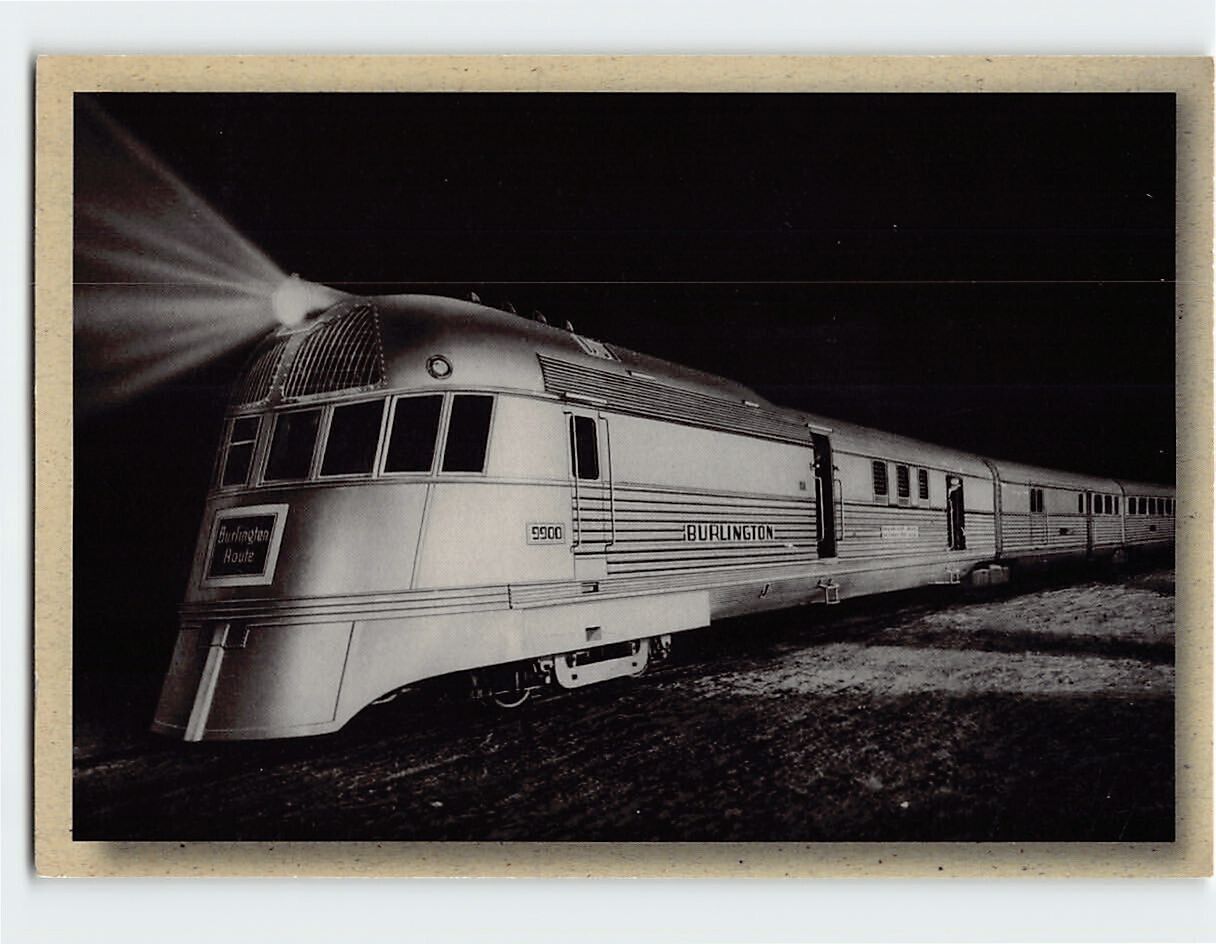 Postcard Burlington Pioneer Zephyr, Museum of Science and Industry ...