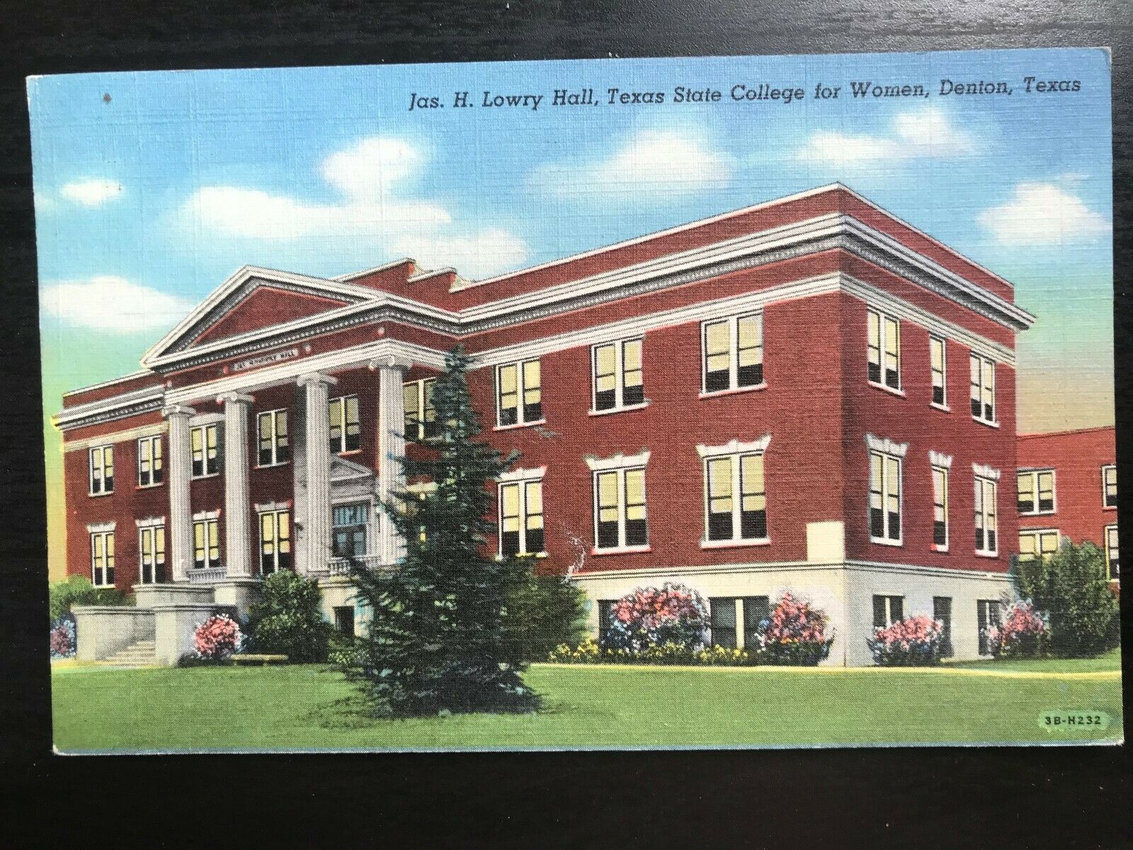 Vintage Postcard 1950 Lowry Hall Texas State College for Women Denton ...