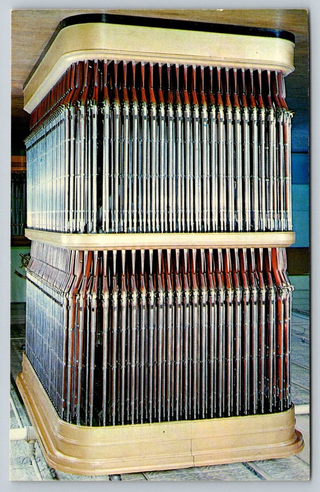 MA Springfield Armory Museum Postcard ORGAN OF RIFLES 1861 Springfield ...