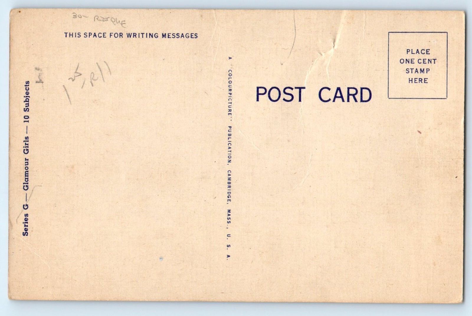 Risque Sexy Woman Why Go Sight Seeing Stay Here And Help Me Vintage ...