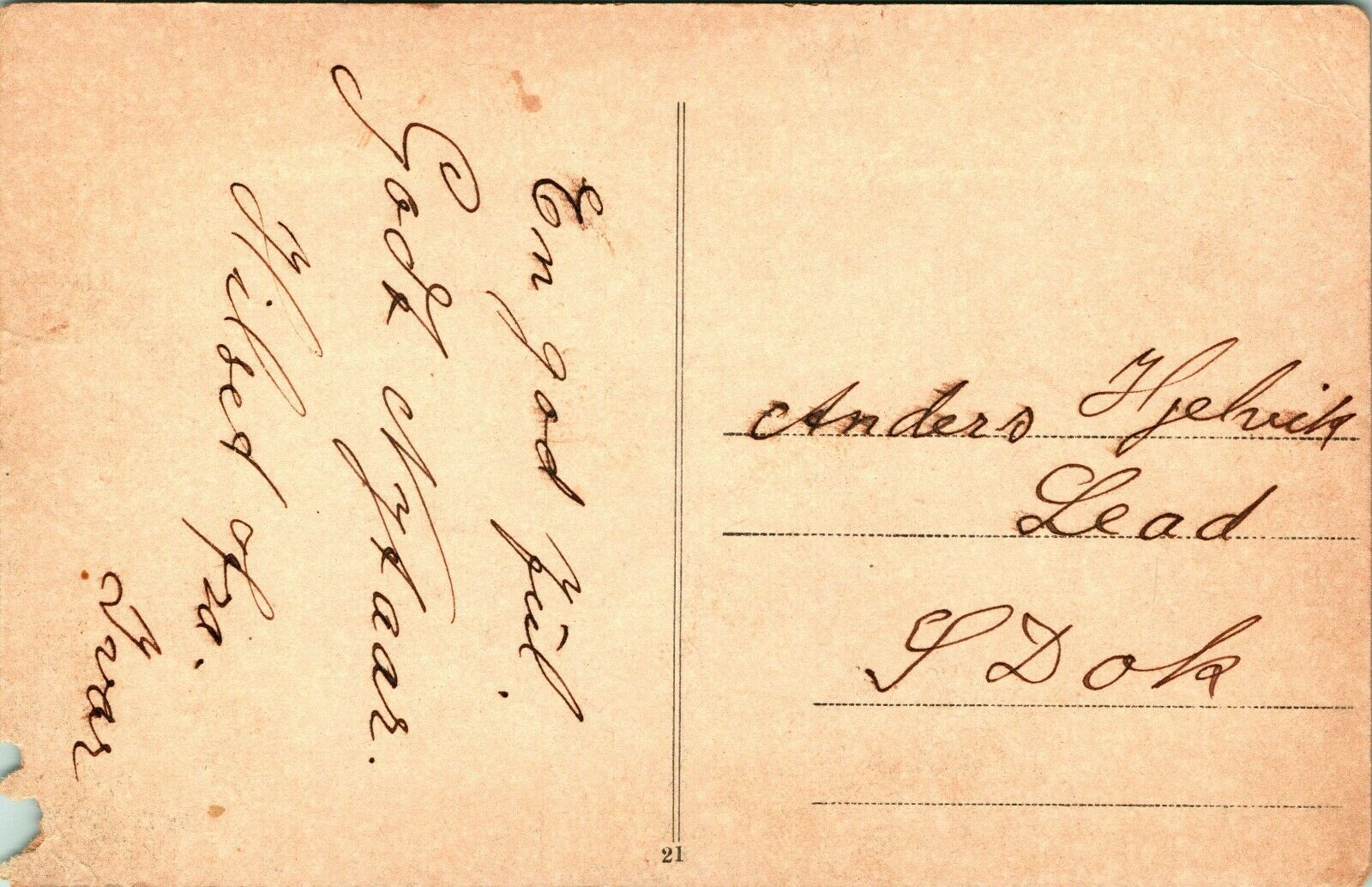 Vintage Cartolina 1910s Hjelvik Norvegia Osterfjorden Bird's Eye Vista ...