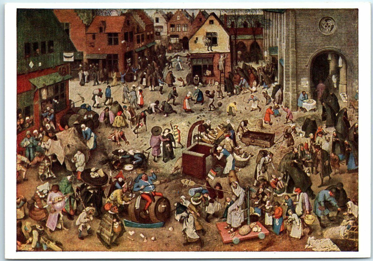 Postcard - Carnival fighting with lent By Peter Bruegel | Europe ...