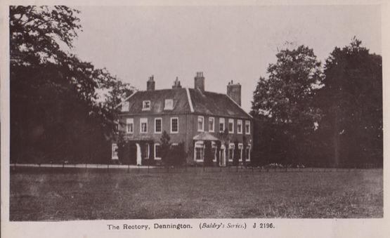 The Old Rectory Dennington nr Woodbridge Suffolk Old WW1 War Real Photo ...