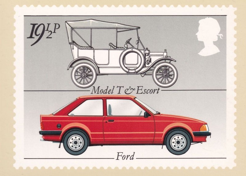 Model T Ford Escort Classic Car PHQ Royal Mail Postcard | Topics ...