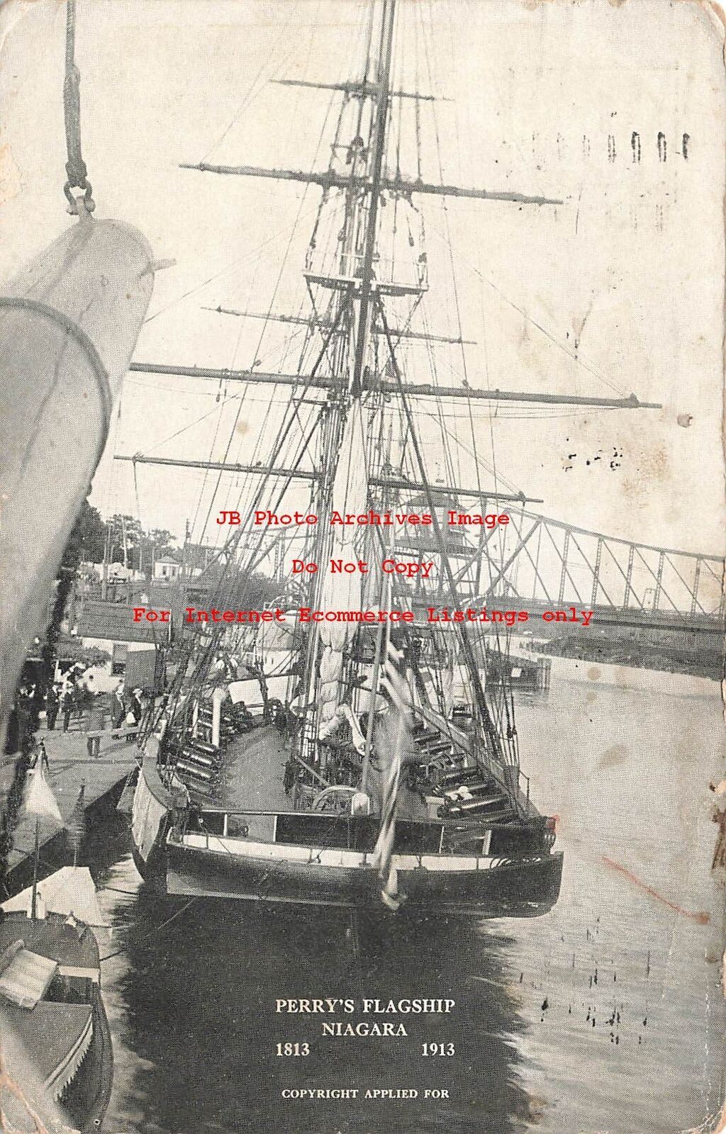 Commodore Perry's Flagship US Brig Niagara Centennial Celebration 1913 ...