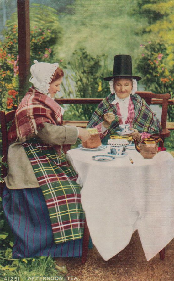 Welsh Elderly Tea Party Afternoon 1960s Postcard | Europe - United ...