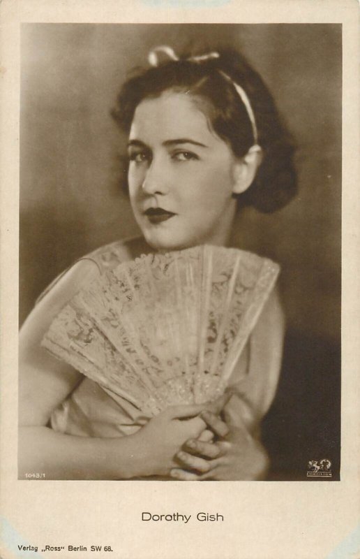 Postcard cinema film star beauty actress Dorothy Gish fan | Other ...