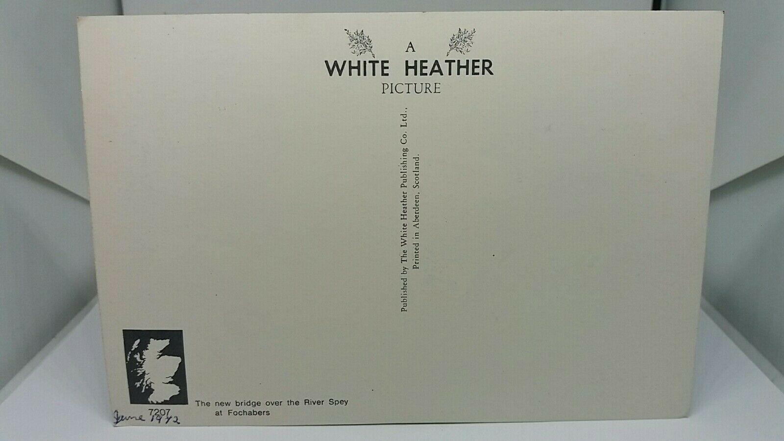 Vintage Postcard New Bridge over the River Spey at Fochabers Unused ...