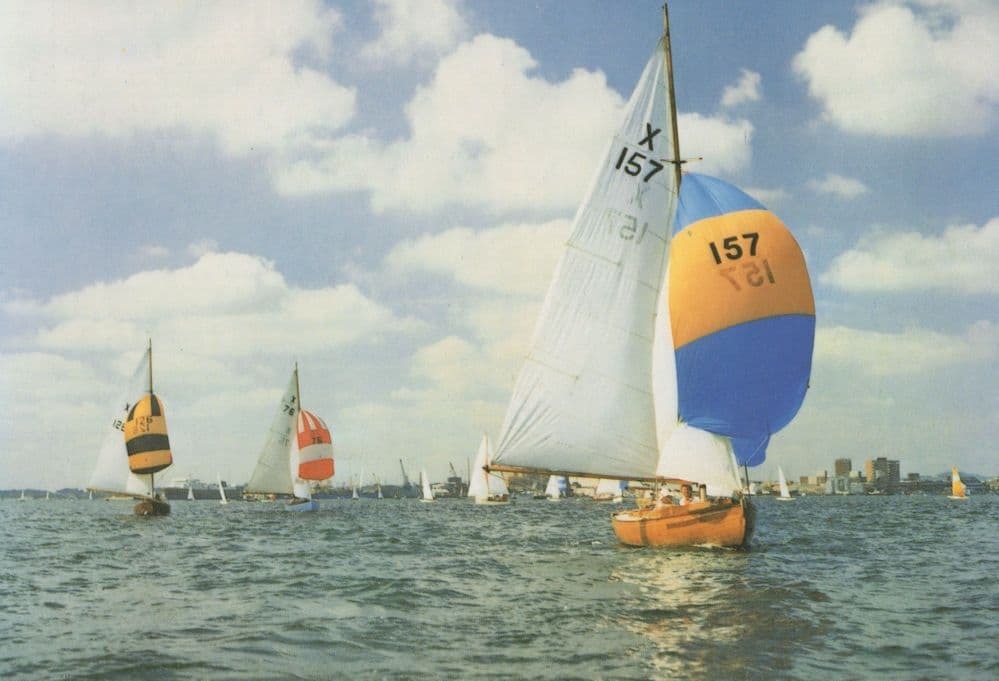 Sailing Ship 1980s Race at Poole Harbour Quay Rare Postcard | Topics ...