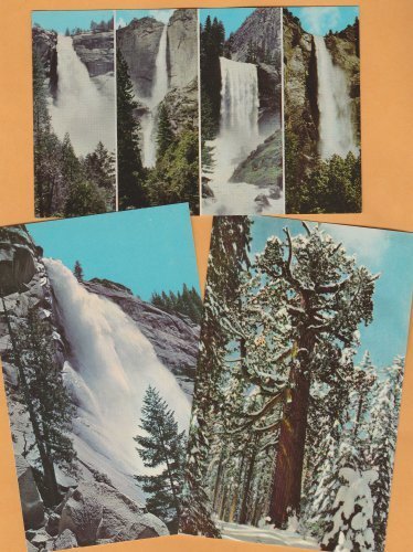 YOSEMITE NATIONAL PARK Postcards California Scenic Waterfalls | United ...