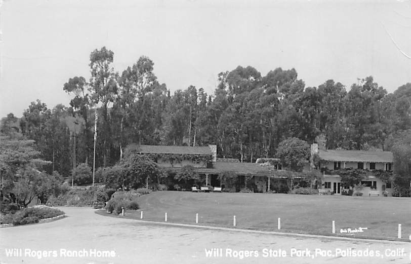 Will Rogers Ranch Home Will Rogers State Park Pacific Palisades CA ...