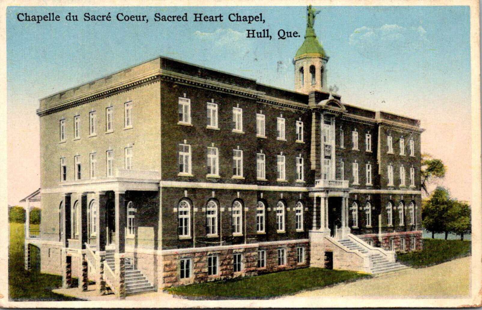 Canada Quebec Hull Chapelle du Sacre Coeur Sacred Heart Chapel 1938 ...