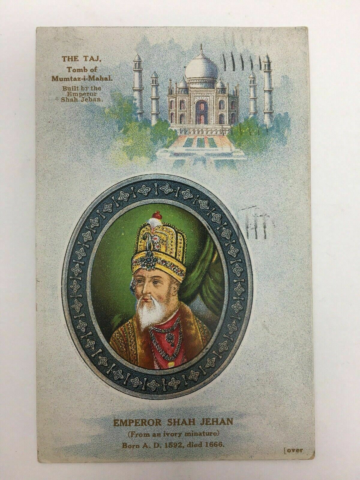 Emperor Shah Jehan Tomb of Mumtaz-i-mahal India Tea Grower's 1909 ...