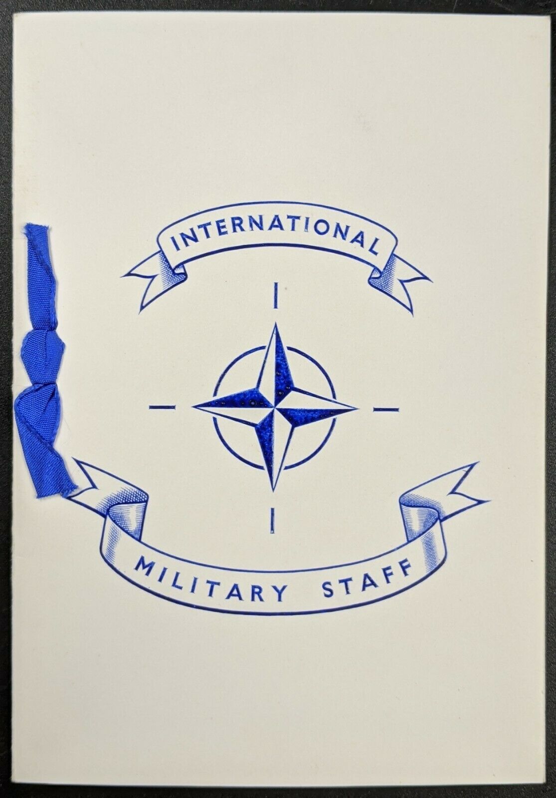 Vintage NATO International Military Staff Crested Xmas Card, 1968, From ...