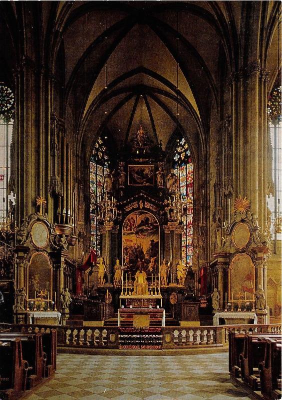 BG27010 wien stephansdom hochaltar austria | Europe - Austria - Other ...
