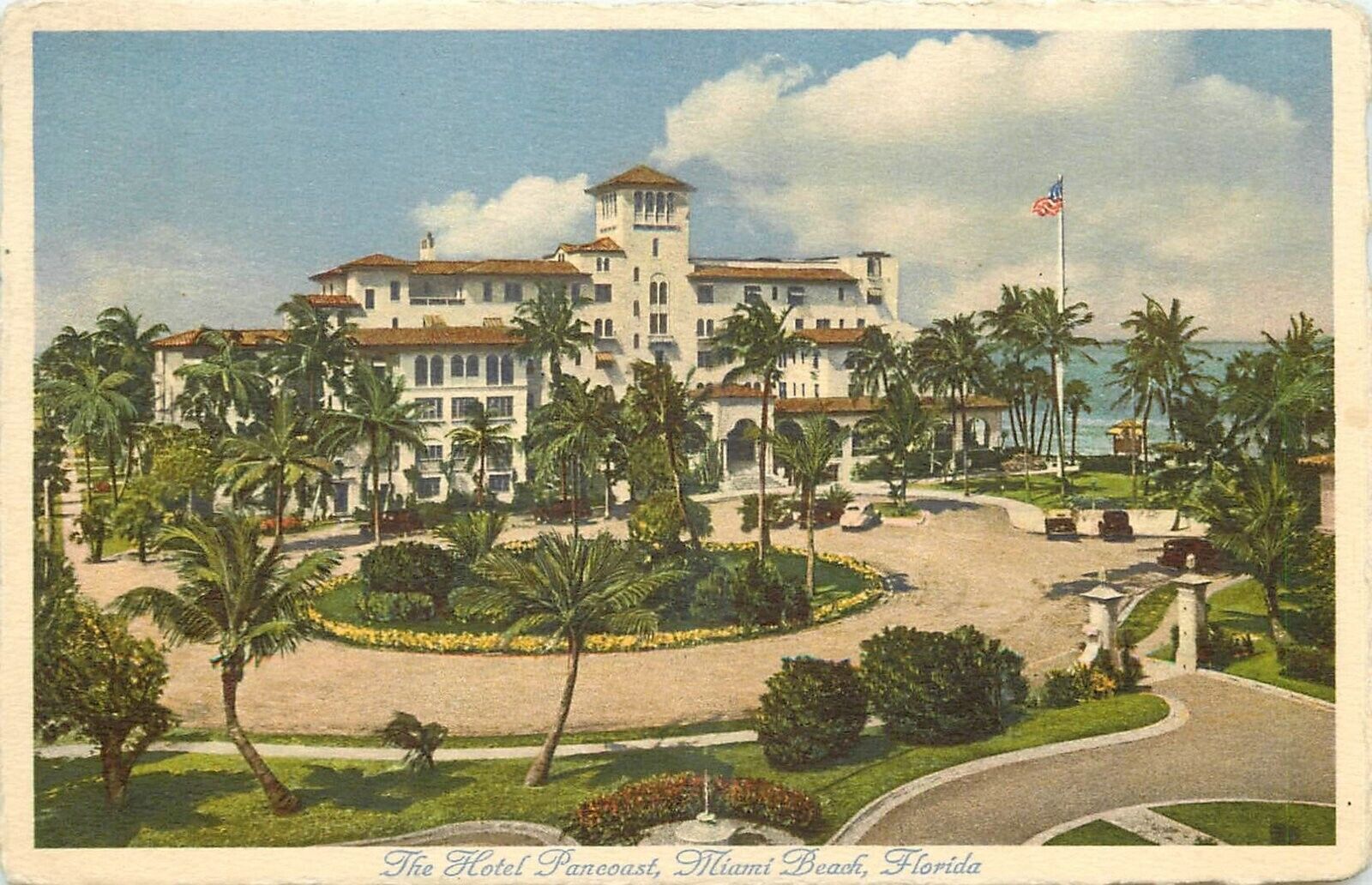 1940s Miami Beach Florida Hotel Pancoast Tanner occupation Postcard 24 ...