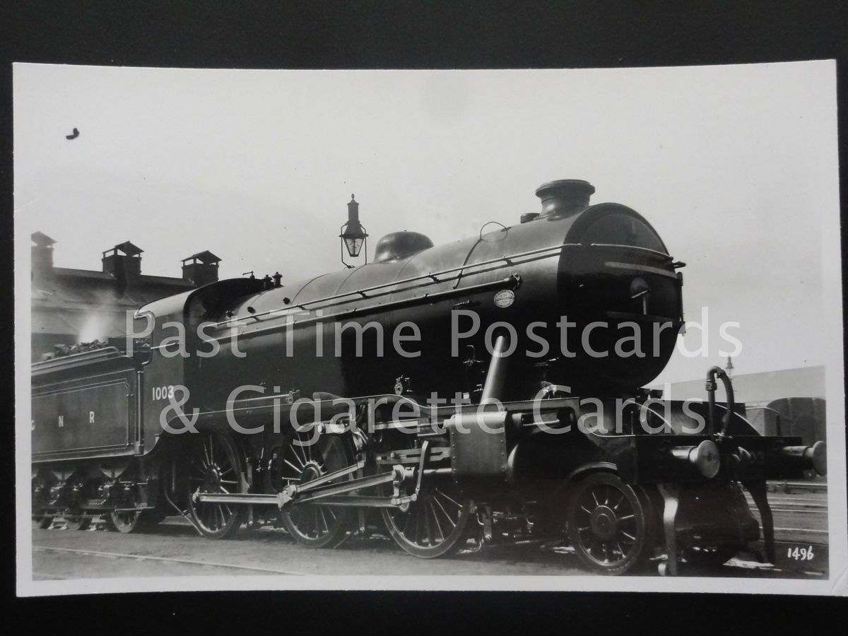 Great Northern Railway GNR Steam Locomotive No.1003 RP Photocard ...