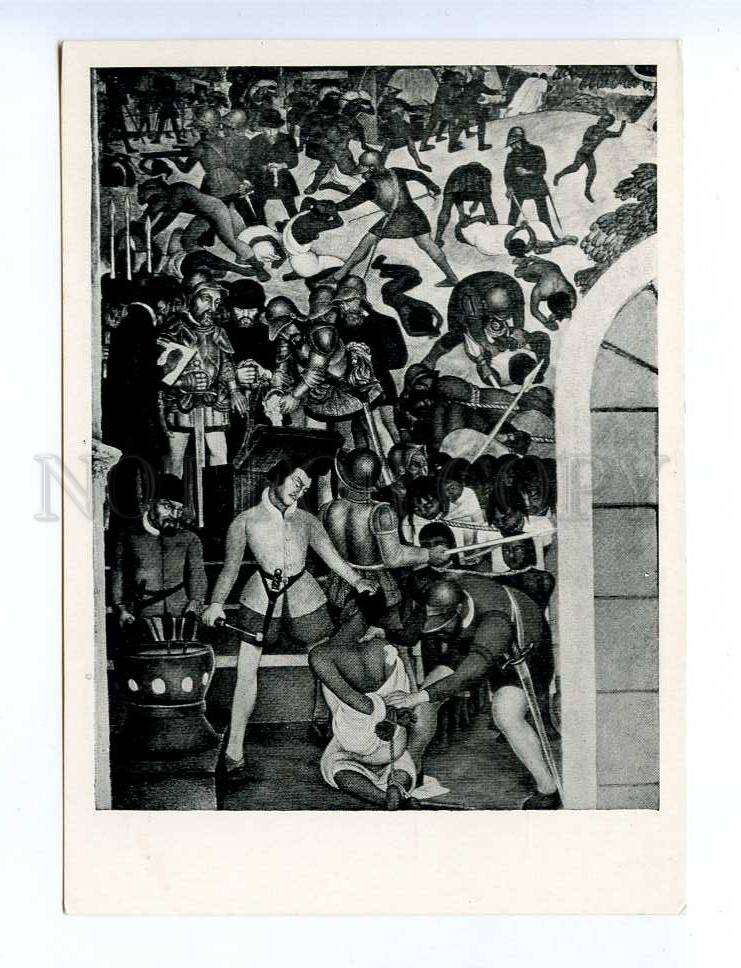 197100 MEXICO painted palace of Cortez by Diego Rivera | Topics ...