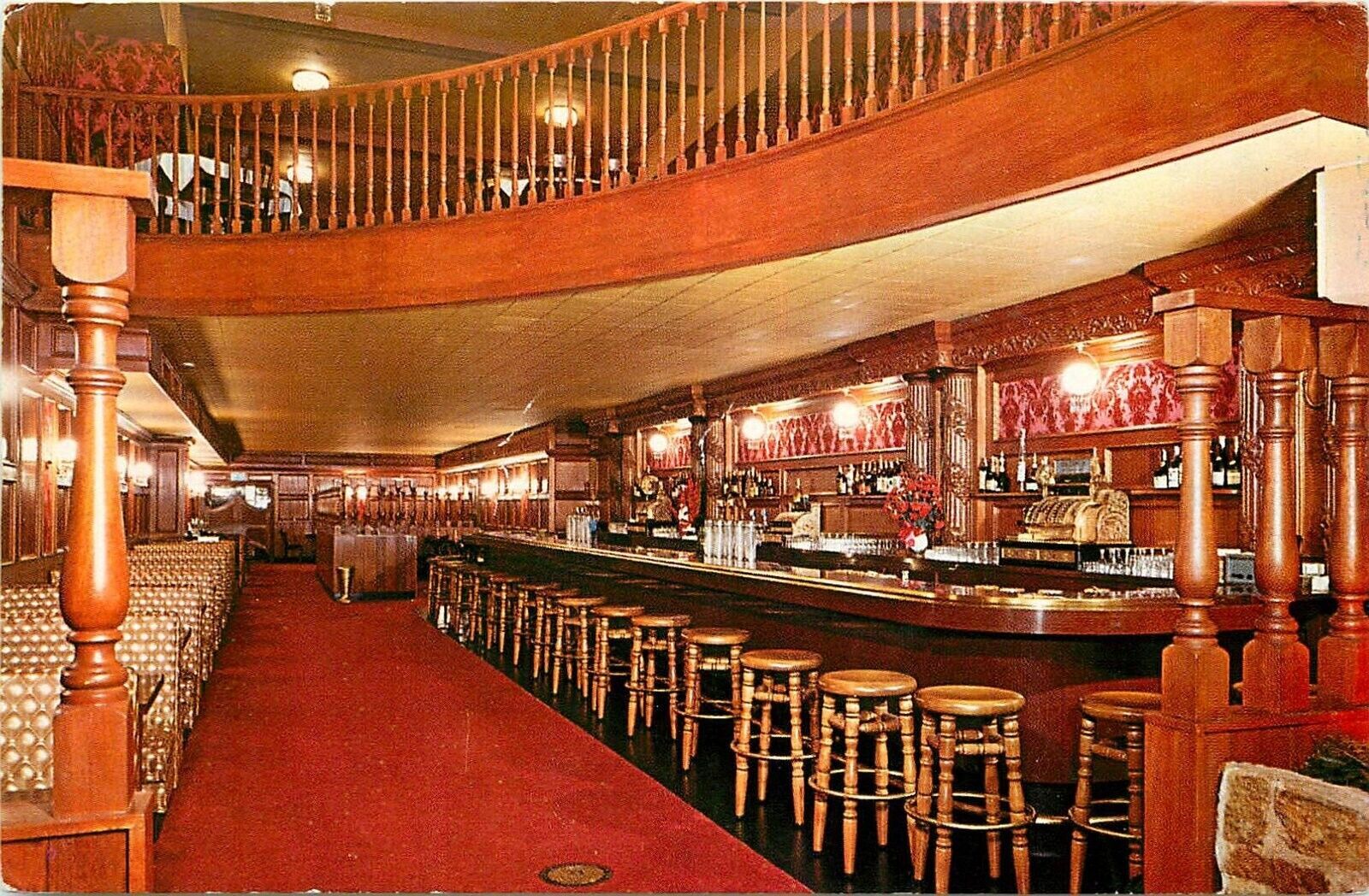 California Al :Pollack's restaurant interior occupation 1964 Postcard ...