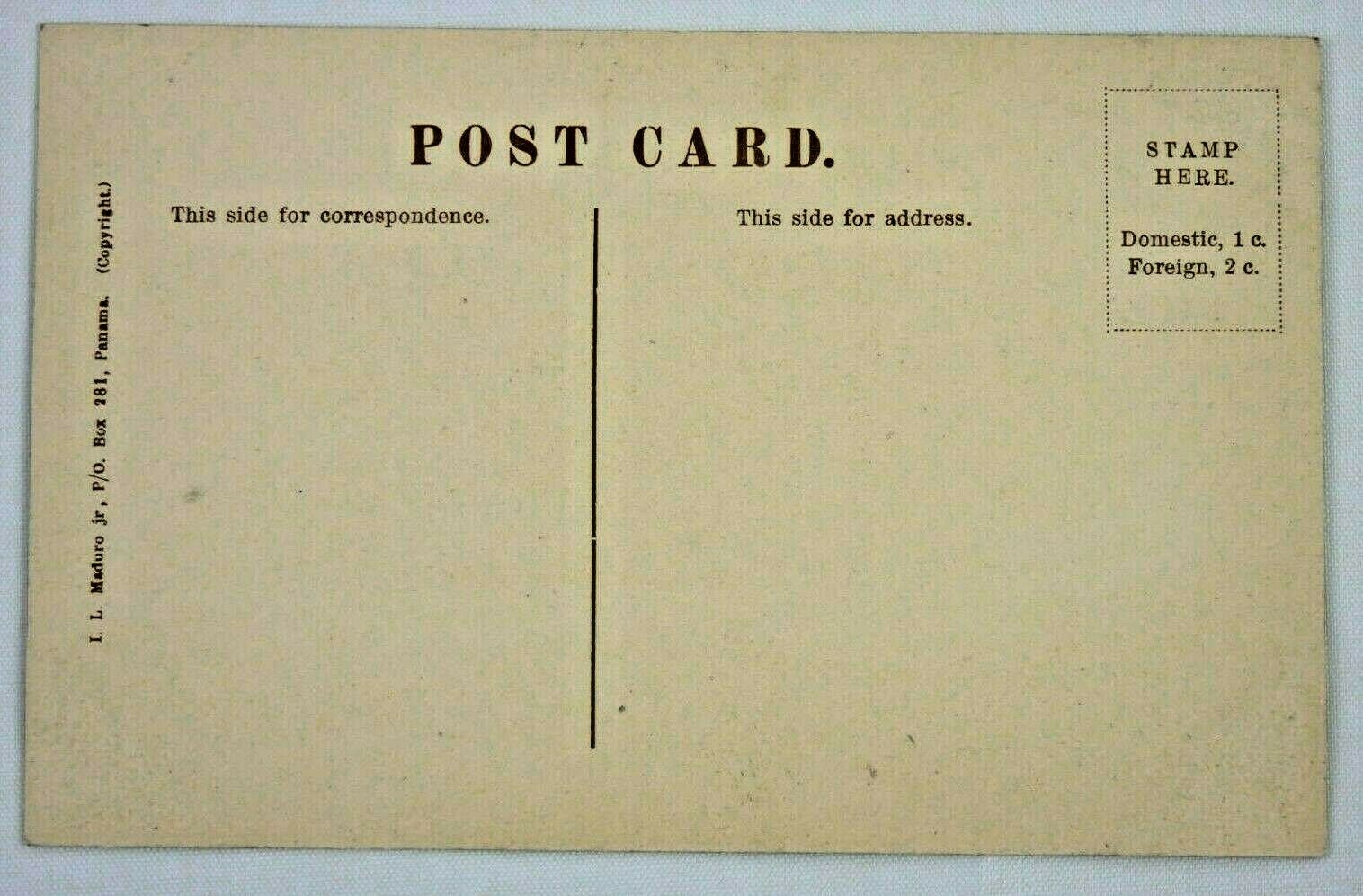 Vintage Picture Postcard Birds Eye View "Bay of Panama" | Latin & South ...