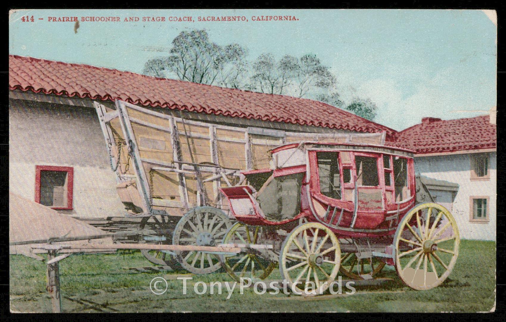 Prairie Schooner and Stage Coach, Sacramento | United States ...