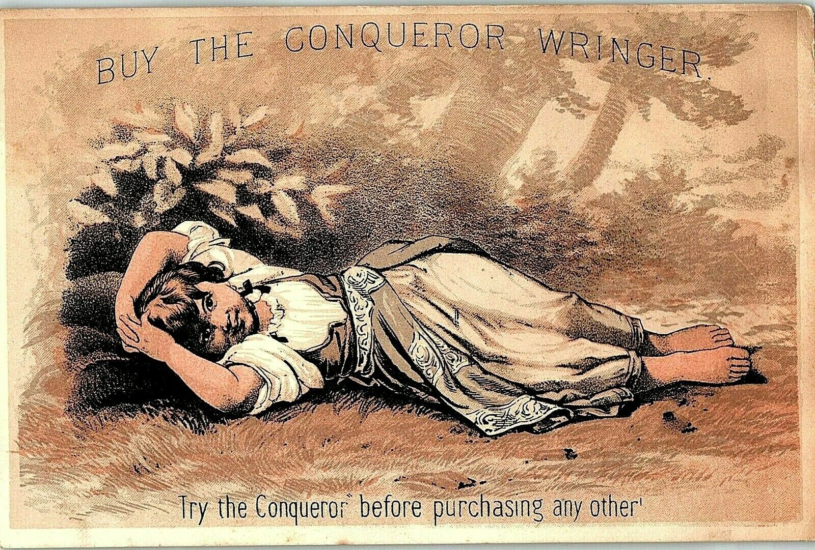 1880's W.H Boyd & Co. Builders' Hardware The Conqueror Wringer Lovely ...