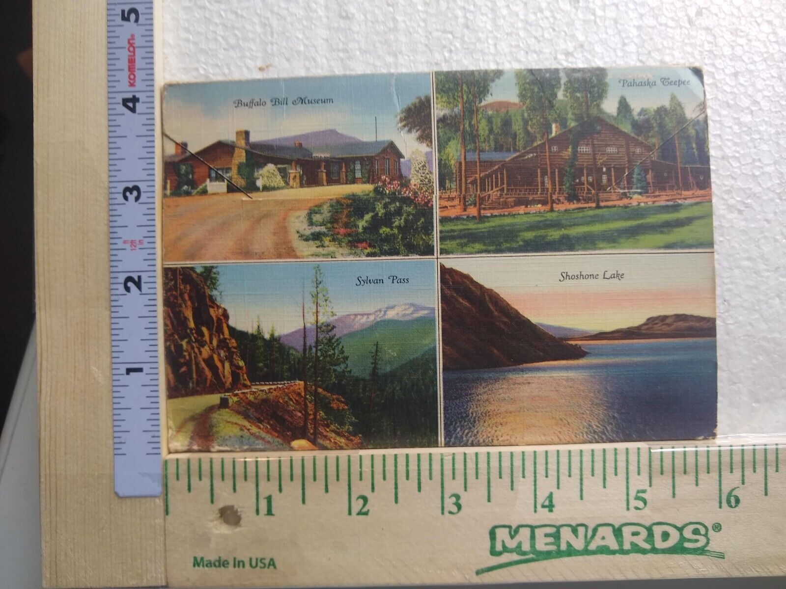 Postcard Folder Scenes From Cody to Canyon, Cody Way To Yellowstone ...